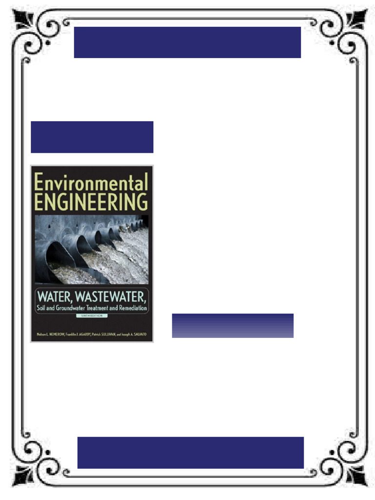Environmental engineering Water wastewater soil and groundwater ...