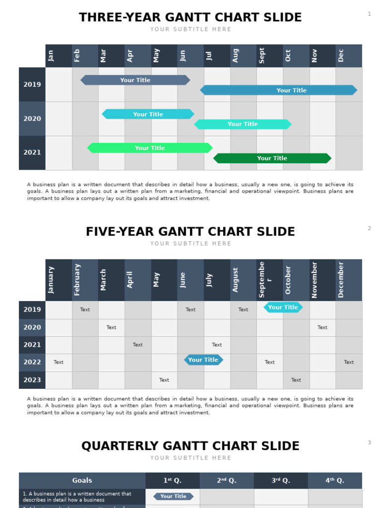 Gantt Slides V3 Powerpoint Template | PDF | Chess Theory | Chess