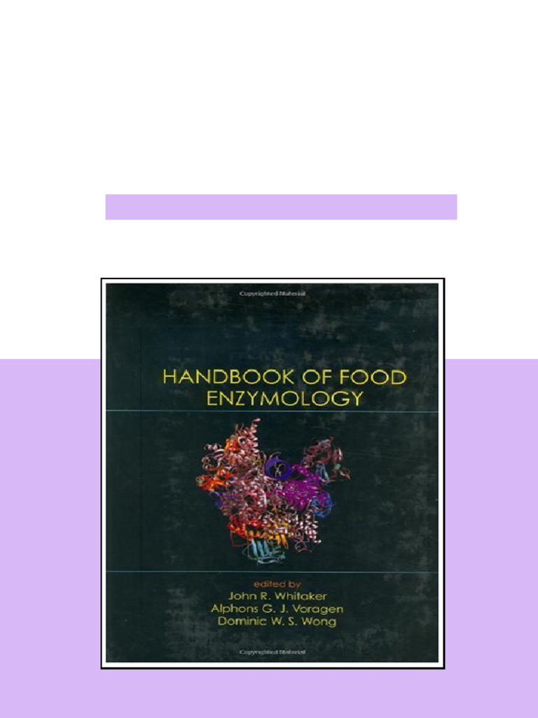 (Ebook) Handbook of Food Enzymology by John R. Whitaker, Alphons G. J ...