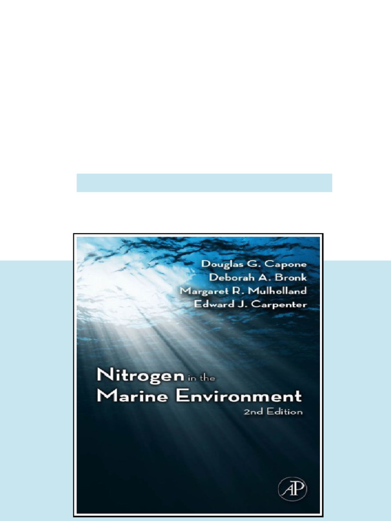 (Ebook) Nitrogen in the Marine Environment (Second Edition) by Douglas ...