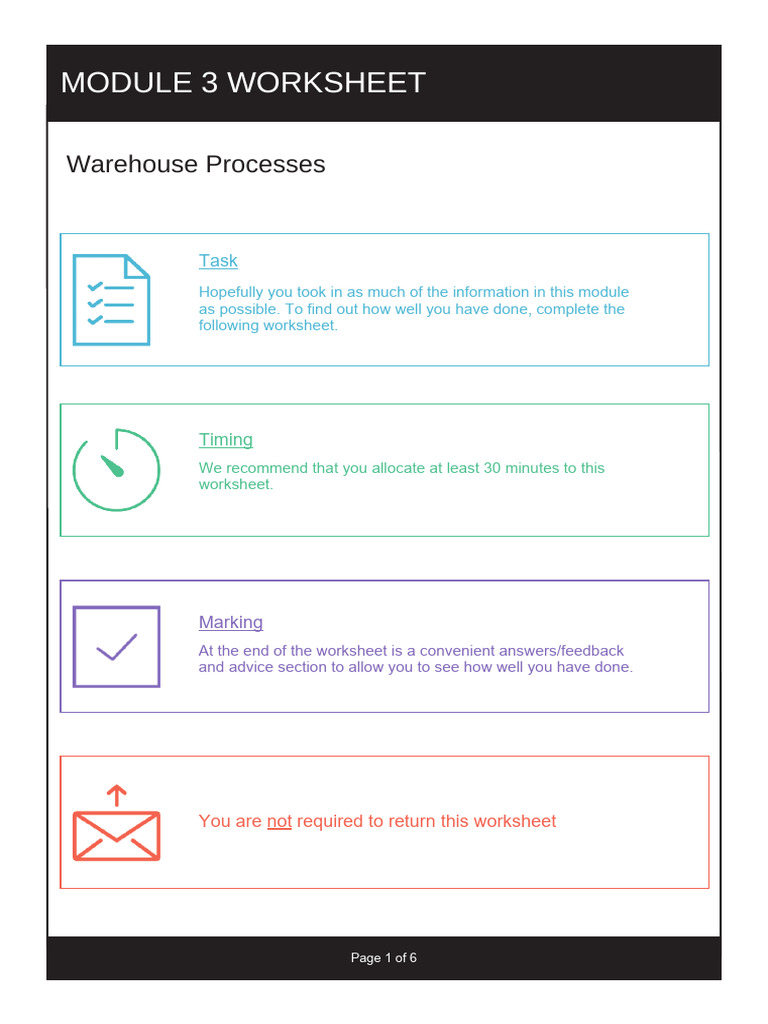 Warehouse M3 | PDF | Warehouse