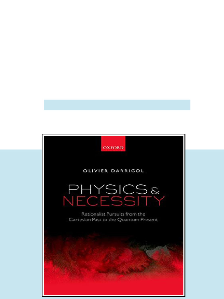 (Ebook) Physics and Necessity: Rationalist Pursuits from the Cartesian ...