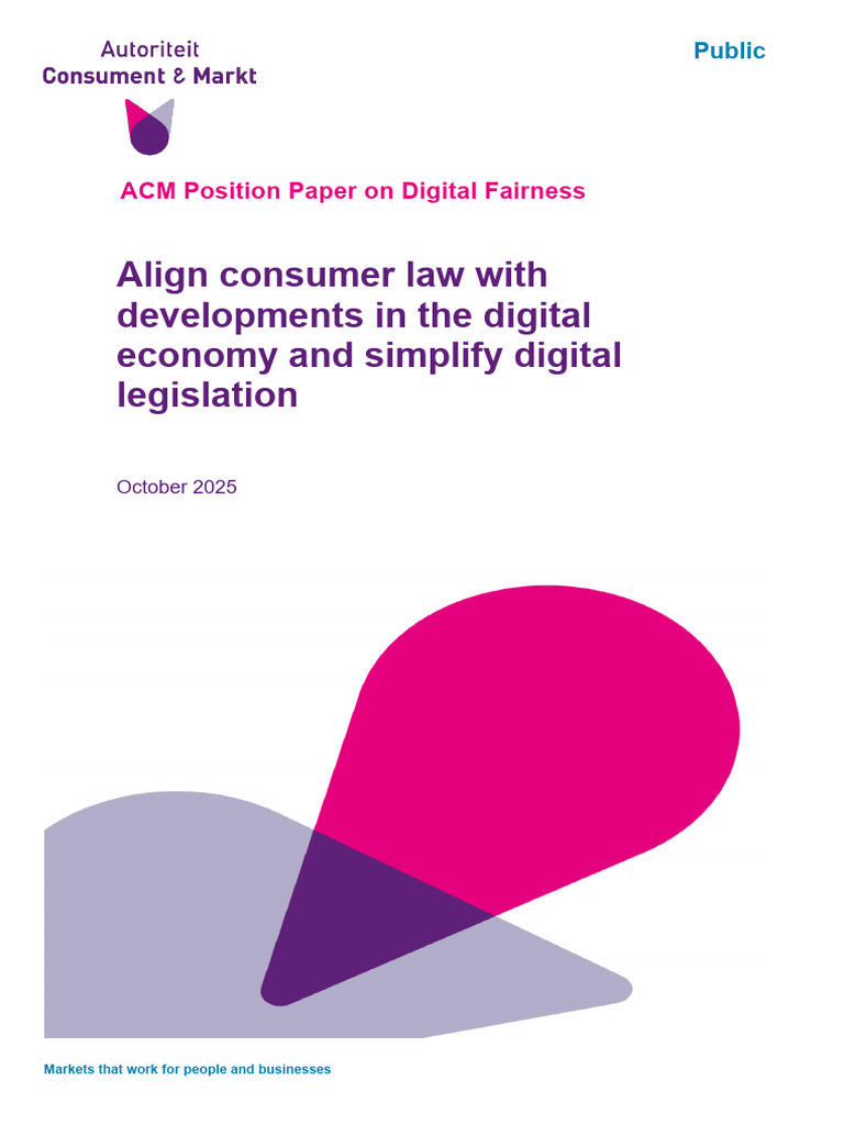 Digital Fairness in Consumer Protection | PDF | Artificial Intelligence ...