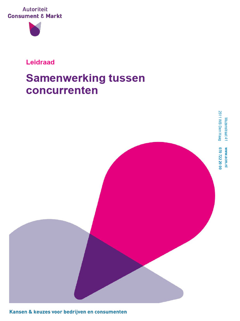 Leidraad Samenwerking Tussen Concurrenten | PDF