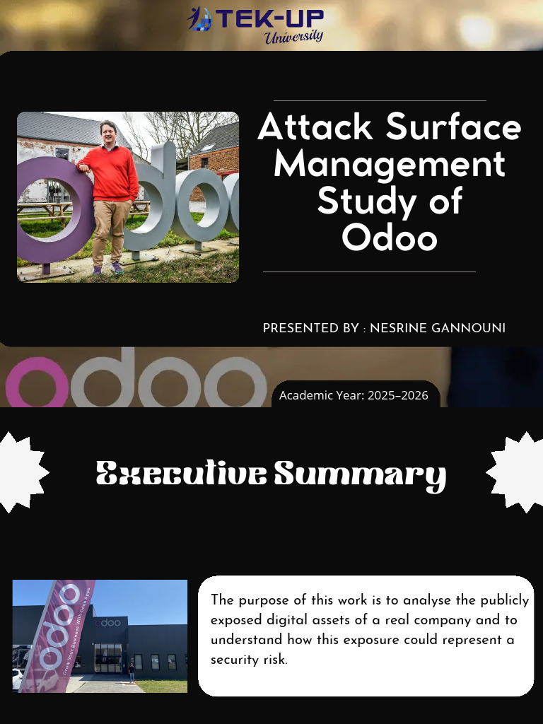 Attack Surface Management Study Of | PDF | Cyberwarfare | Security
