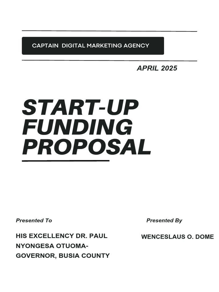 Funding Proposal doc | PDF | Digital Marketing | Marketing