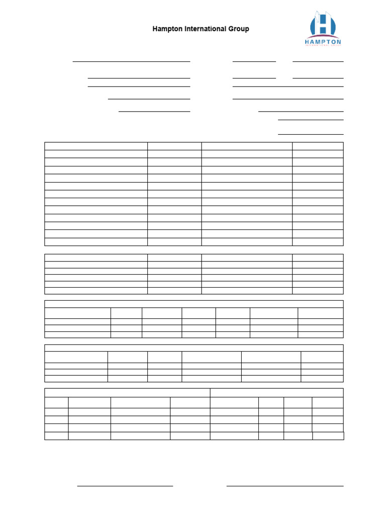 Personal Financial Statement Template | PDF | Loans | Net Worth
