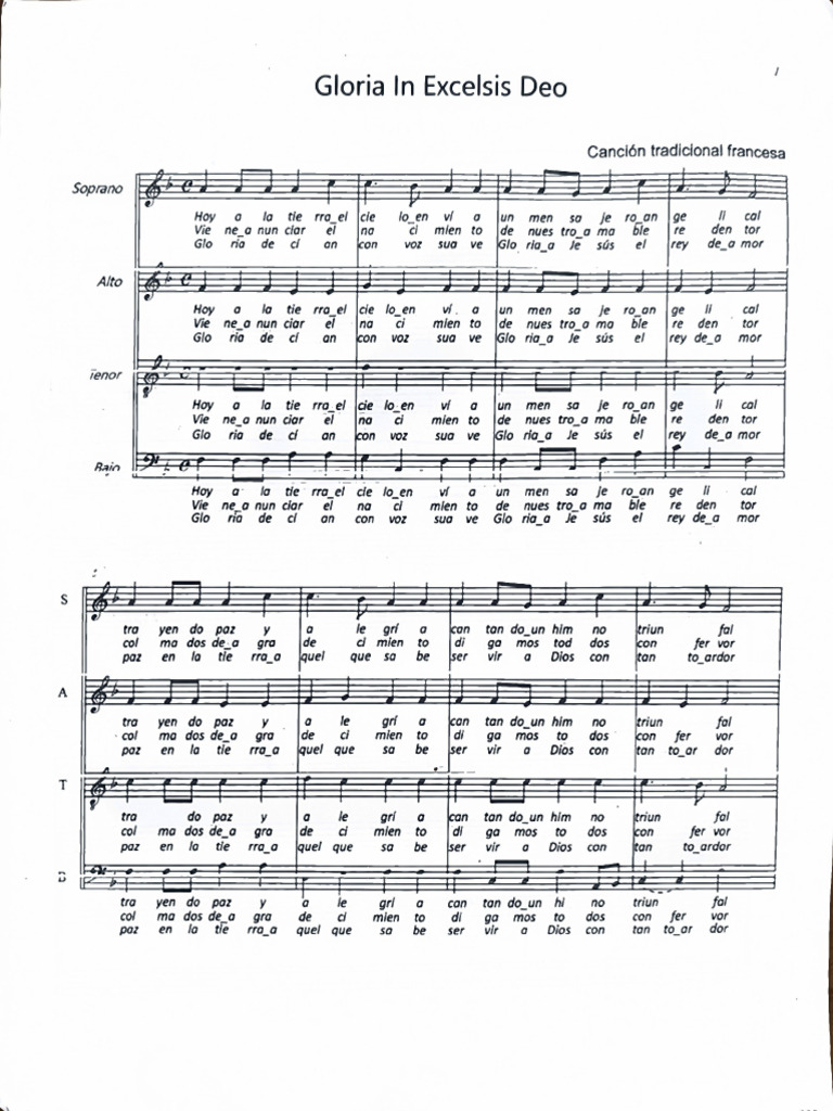Gloria in Excelsis Deo | PDF