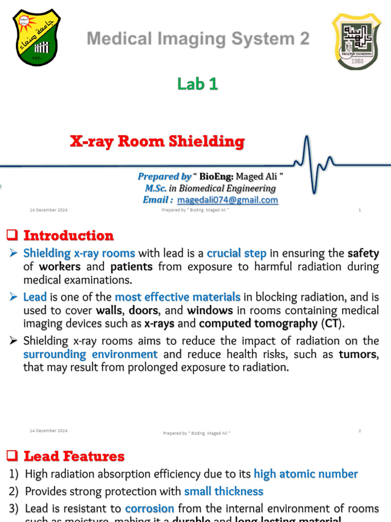 X-Ray Room Lead Shielding Guide | PDF | Radiography | X Ray