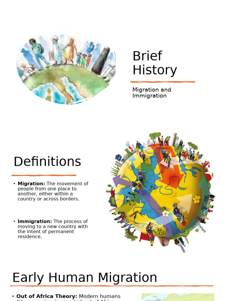 History of Human Migration and Immigration | PDF | Africa | Human Migration