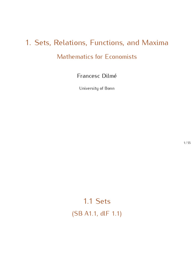 Math MSC 1 SetsFunctionsMaxima-1 | PDF | Function (Mathematics ...