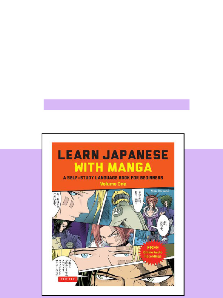 (Ebook) Learn Japanese with Manga Volume One - A Self-Study Language ...