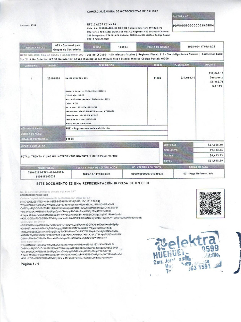 Carta Factura | PDF