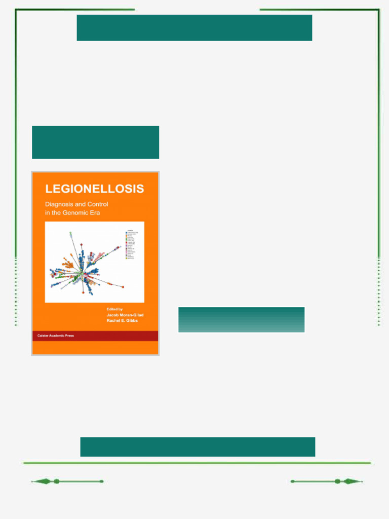 Legionellosis Diagnosis and Control in the Genomic Era 1st Edition ...