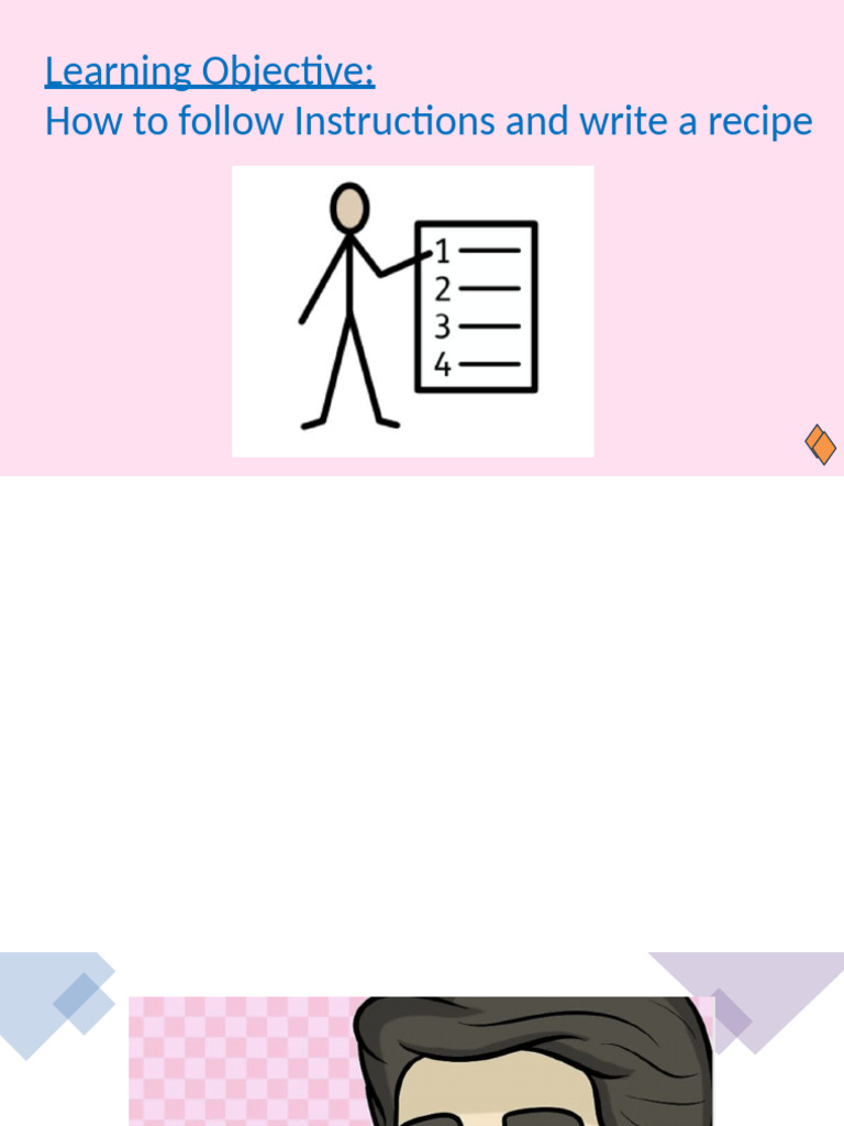 How to follow instructions and follow a recipe | PDF