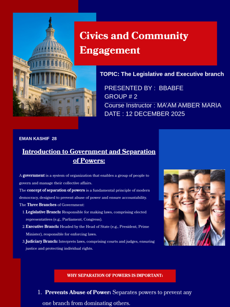 Blue and Red Modern Civic Government Structure Presentation (1) - 1 ...