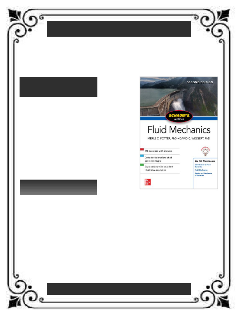 Schaum's outline of fluid mechanics, Second Edition Merle Wiggert David ...