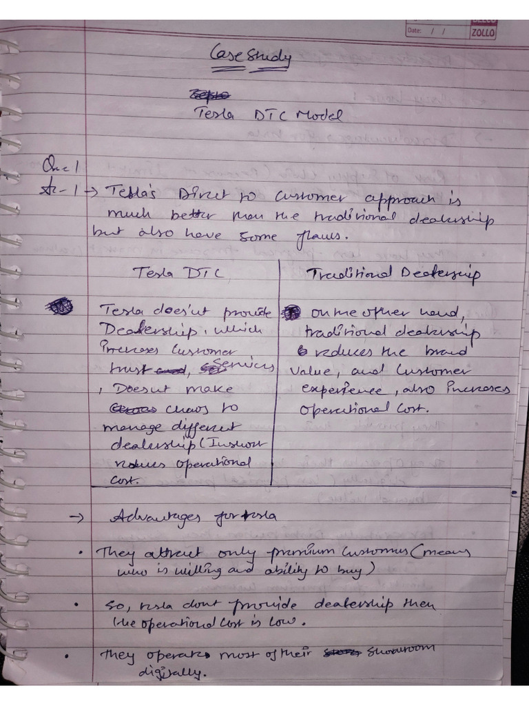 Tesla Case Study | PDF