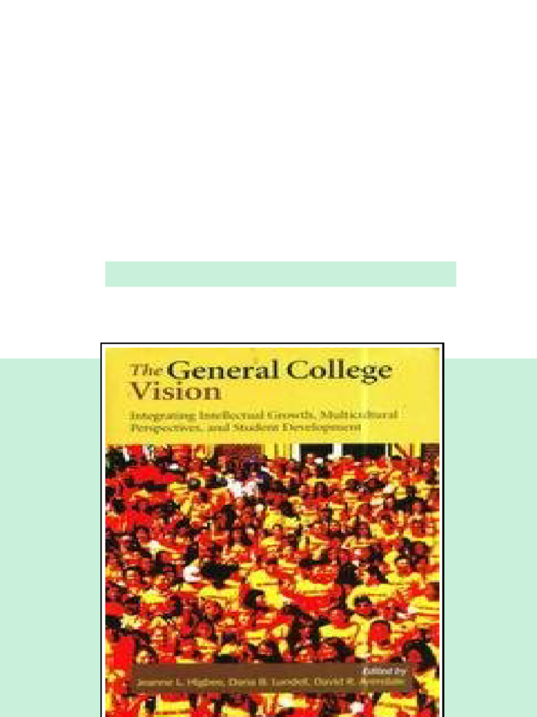 (Ebook) General College Vision, The: Integrating Intellectual Growth ...