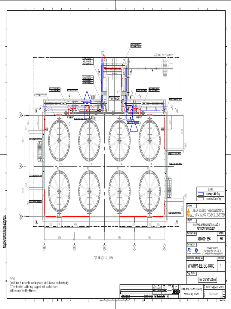WWRP1-EE-EC-8480_Rev.1 IFC_Cable Tray Route Drawing for Cooling Tower ...