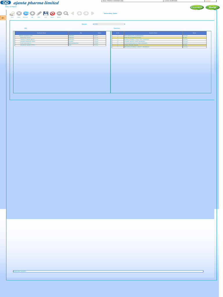 Daily Call Report 21 | PDF