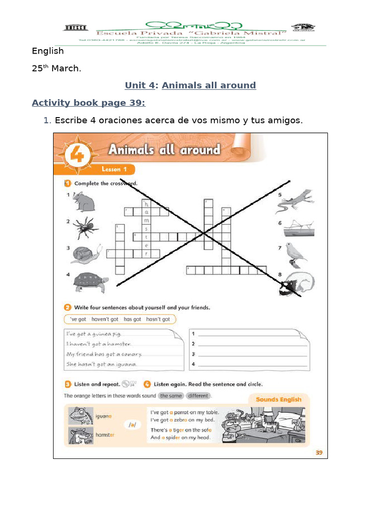 Daniela Tello - 4to Clase 25 de Marzo | PDF
