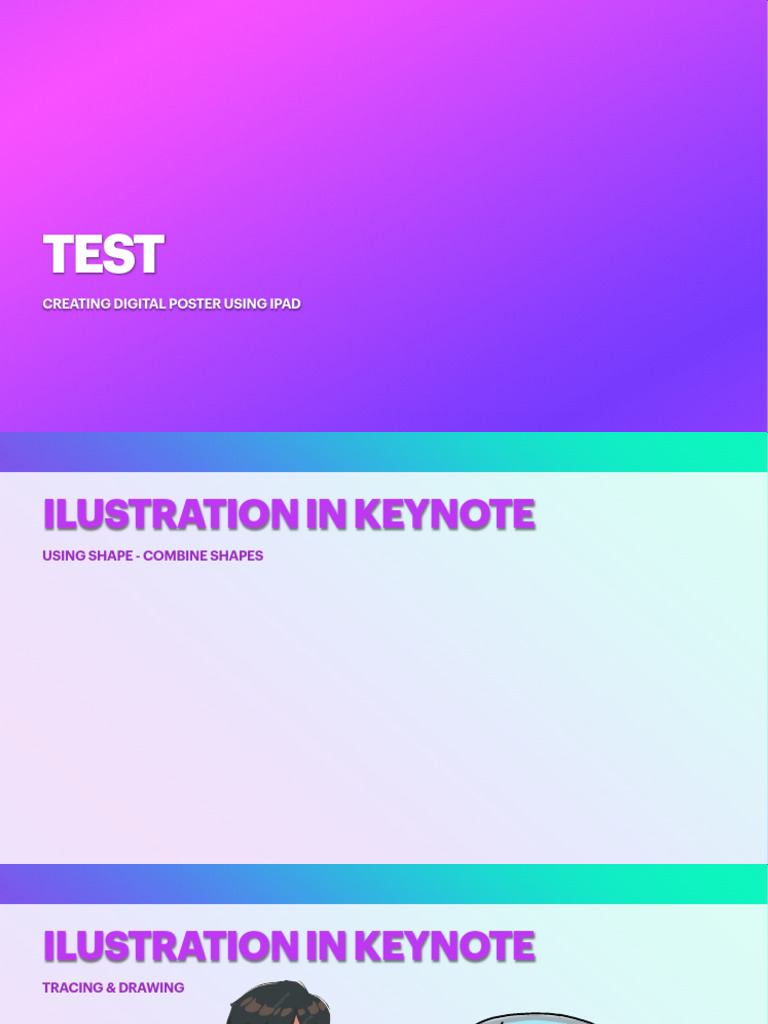Creating Digital Poster Using Ipad | PDF