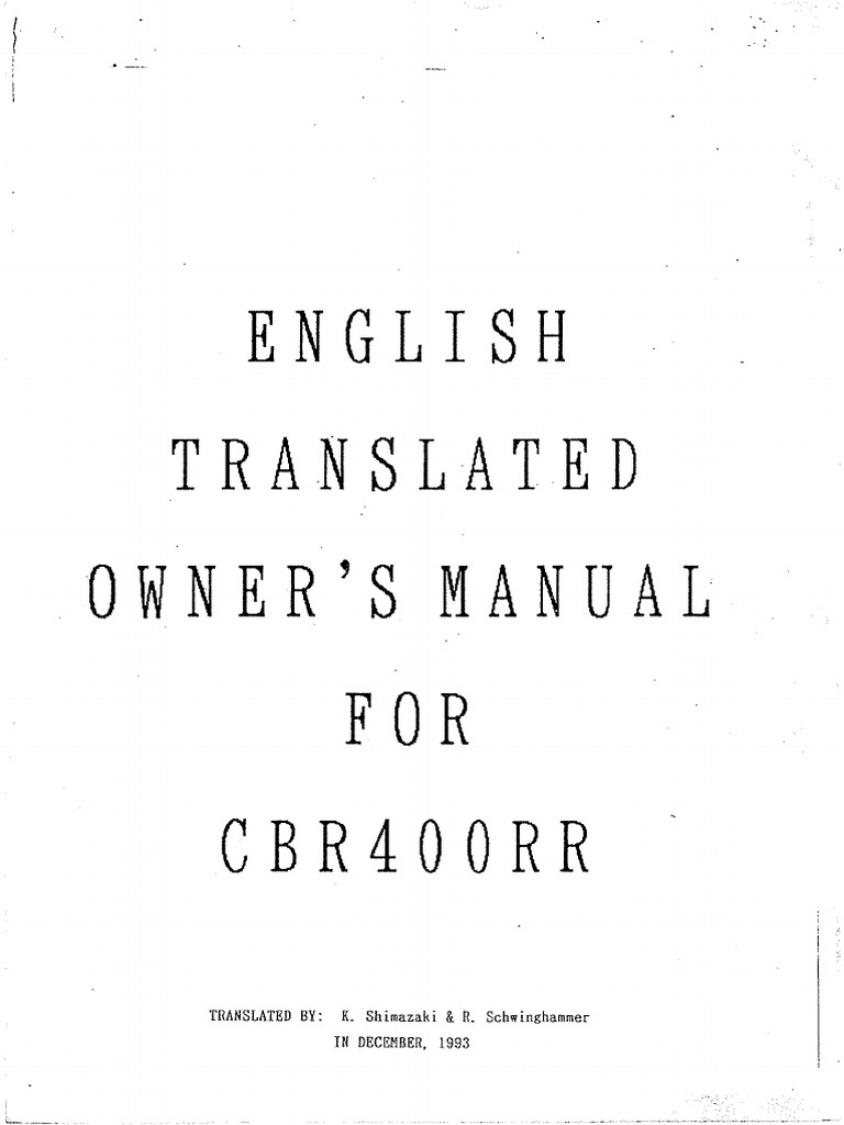 Nc29 Owners Handbook | PDF