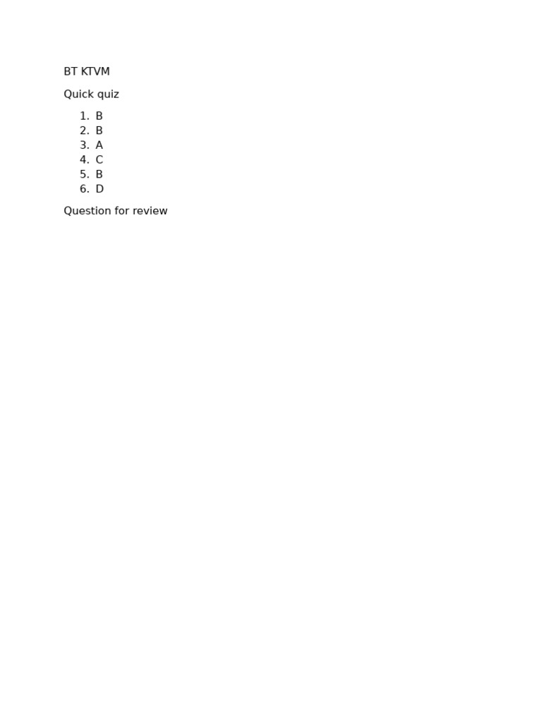 BT KTVM | PDF