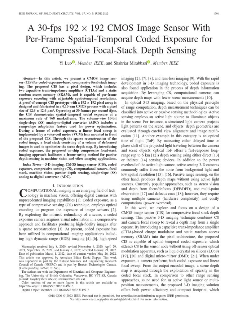 A 30-Fps 192 - x00D7 - 192 CMOS Image Sensor With Per-Frame Spatial ...