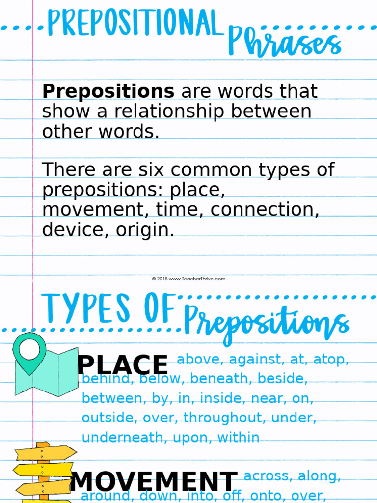 Understanding Prepositions and Phrases | PDF | English Grammar | Adjective