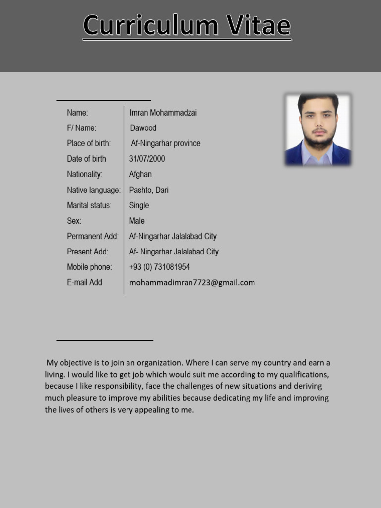 Imran+Mohammadzai CV | PDF | Regulatory Compliance | Taxes