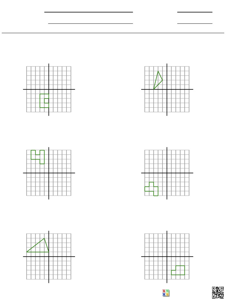 Math Translations Practice Exercises | PDF