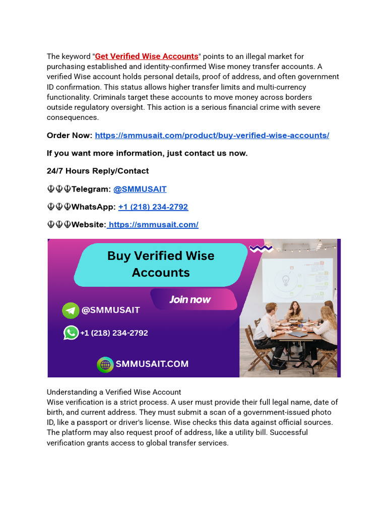 The 3 Fastest Steps To Get Verified Wise Accounts Today MAUM | PDF ...