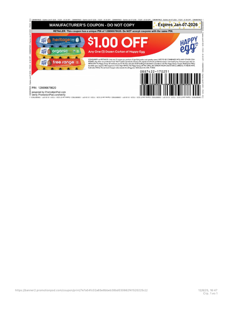 Coupons Powered by PromotionPod.com | PDF