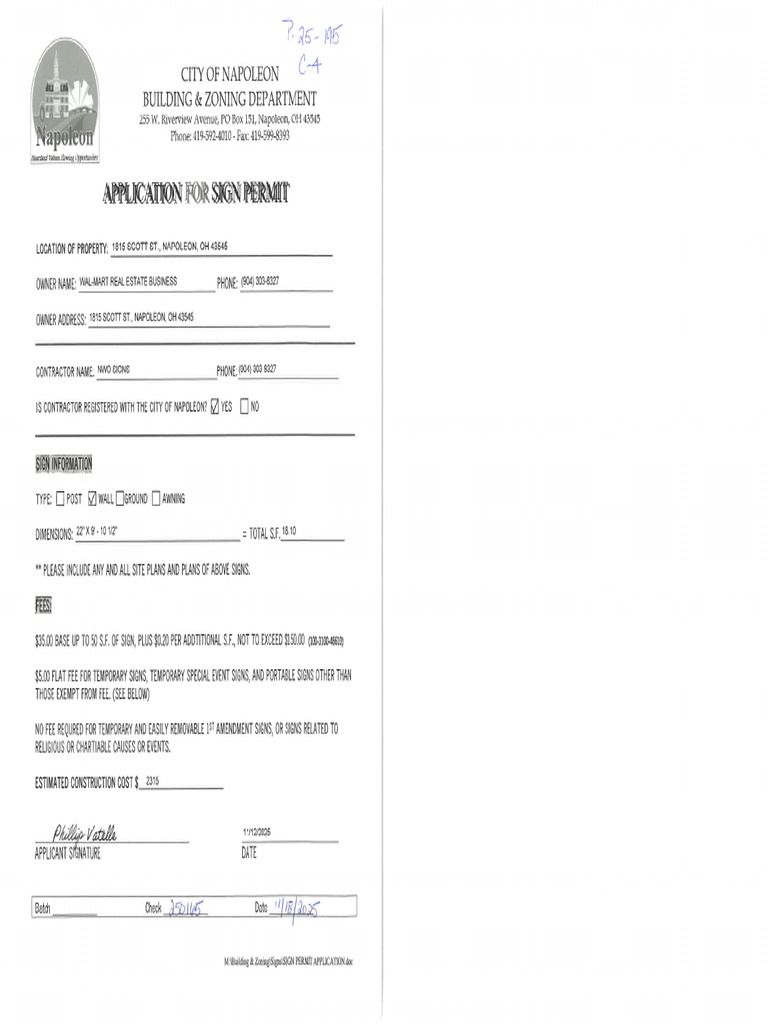 Zoning Permit 1815 Scott St. | PDF