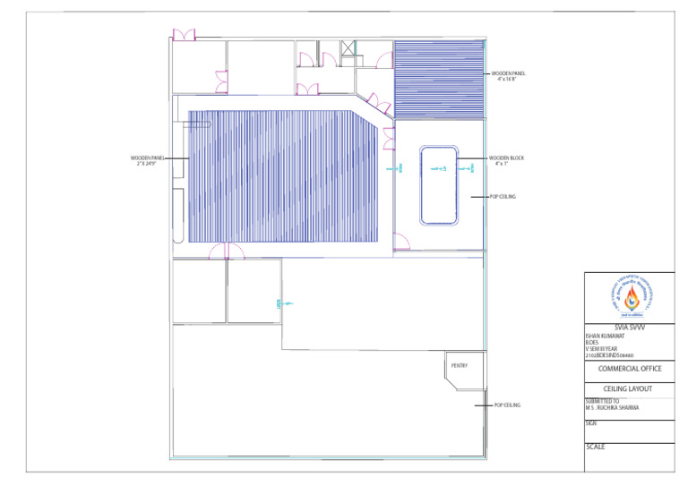 Commercial Office Ceiling Layout Design | PDF
