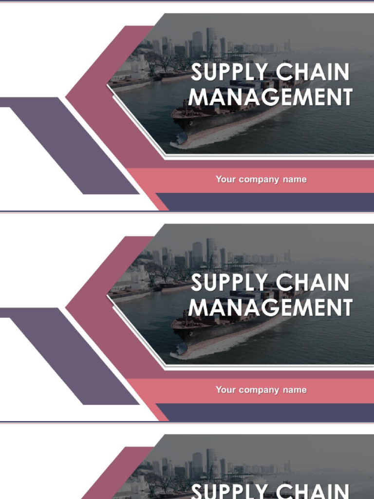 Supply Chain Management Powerpoint Presentation Slides Presentation ...