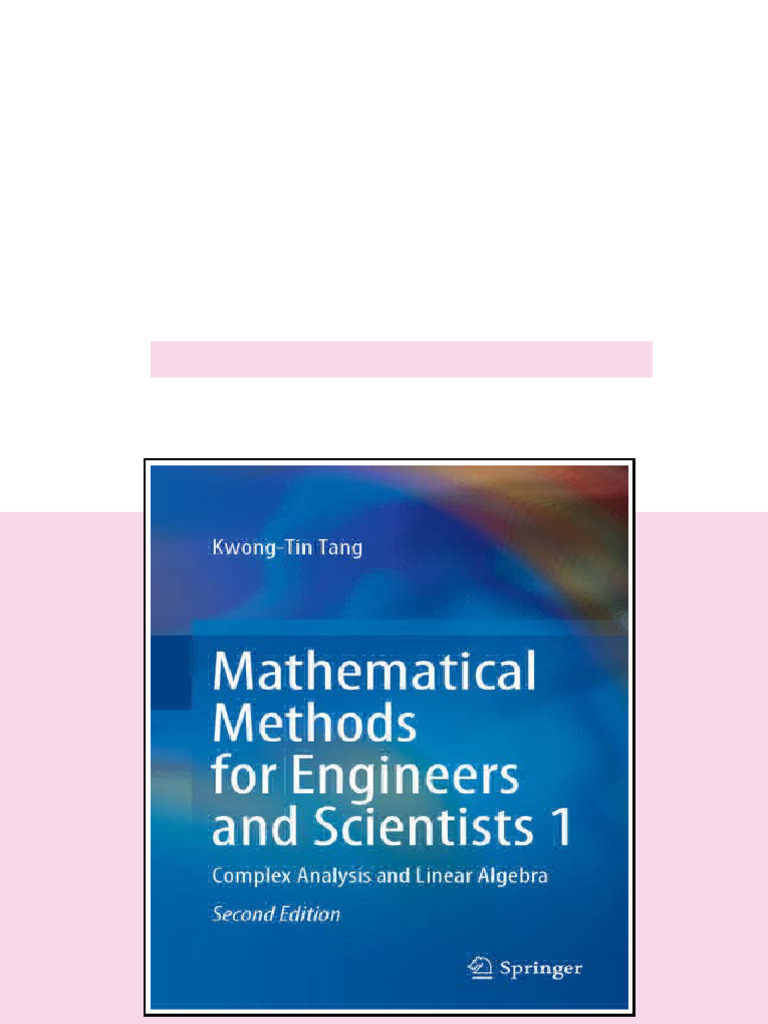 (Ebook) Mathematical Methods for Engineers and Scientists 1: Complex ...