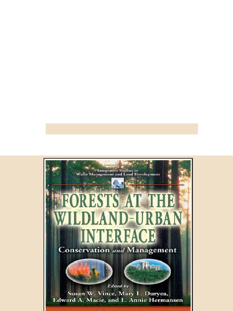 (Ebook) Forests at the Wildland-Urban Interface: Conservation and ...