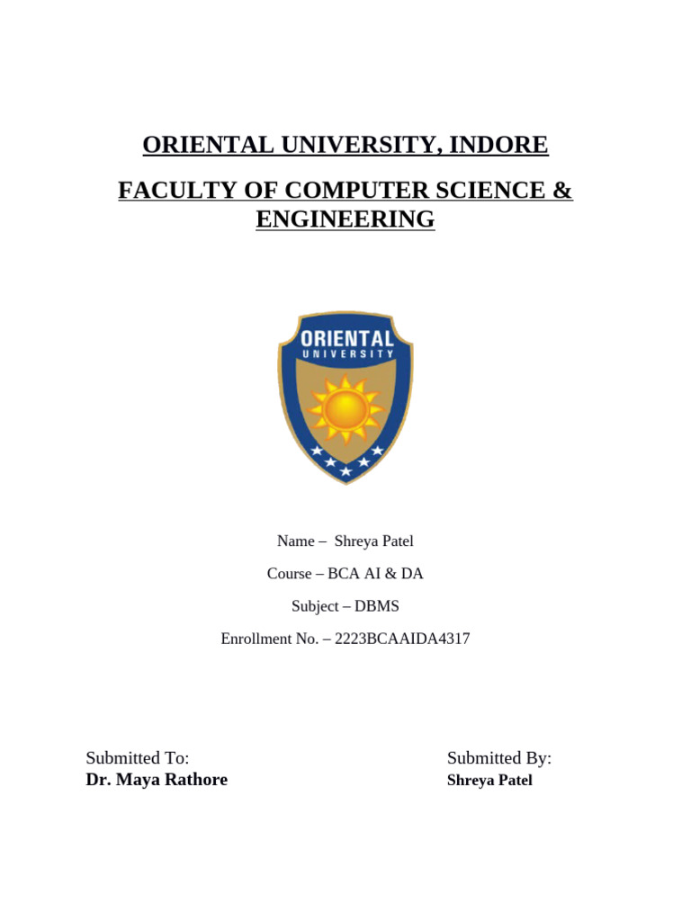 Front and Index Page | PDF