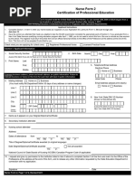 Nurse Form 2F Instructions for Applicants | PDF | Nursing | Licensure