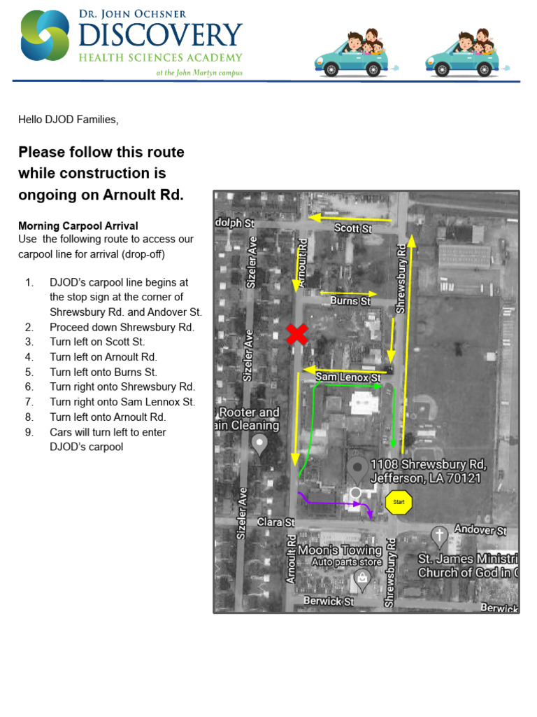 Construction Carpool Plan & Route 3 | PDF