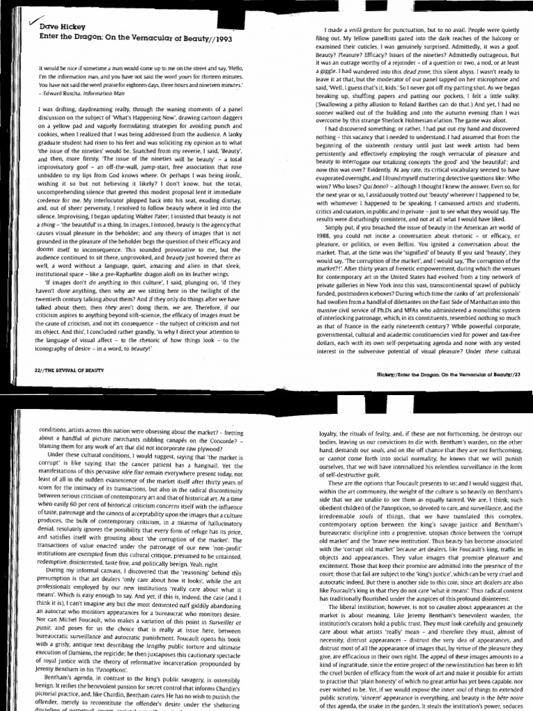 Exploring Beauty in 1990s Art Discourse | PDF | Beauty | The Arts