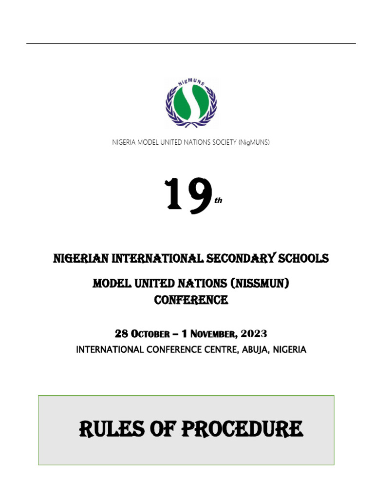 Rules of Procedure | PDF | Committee | United Nations General Assembly