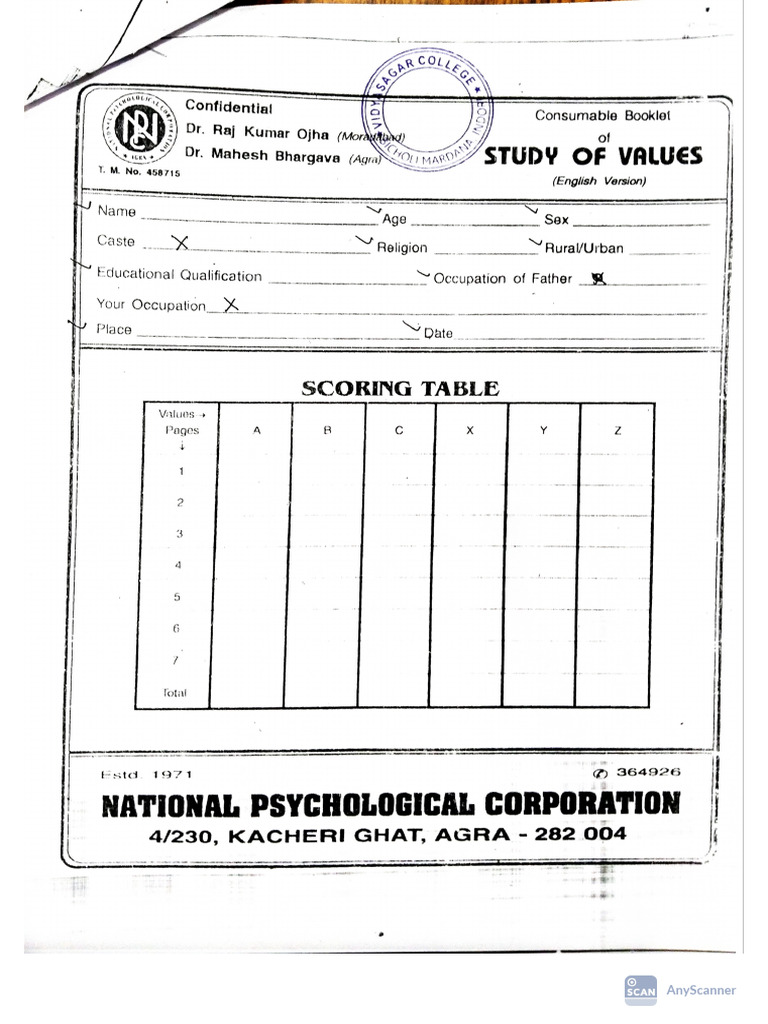 Study of Value | PDF