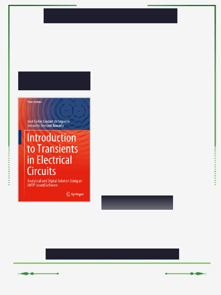 Introduction to Transients in Electrical Circuits: Analytical and ...