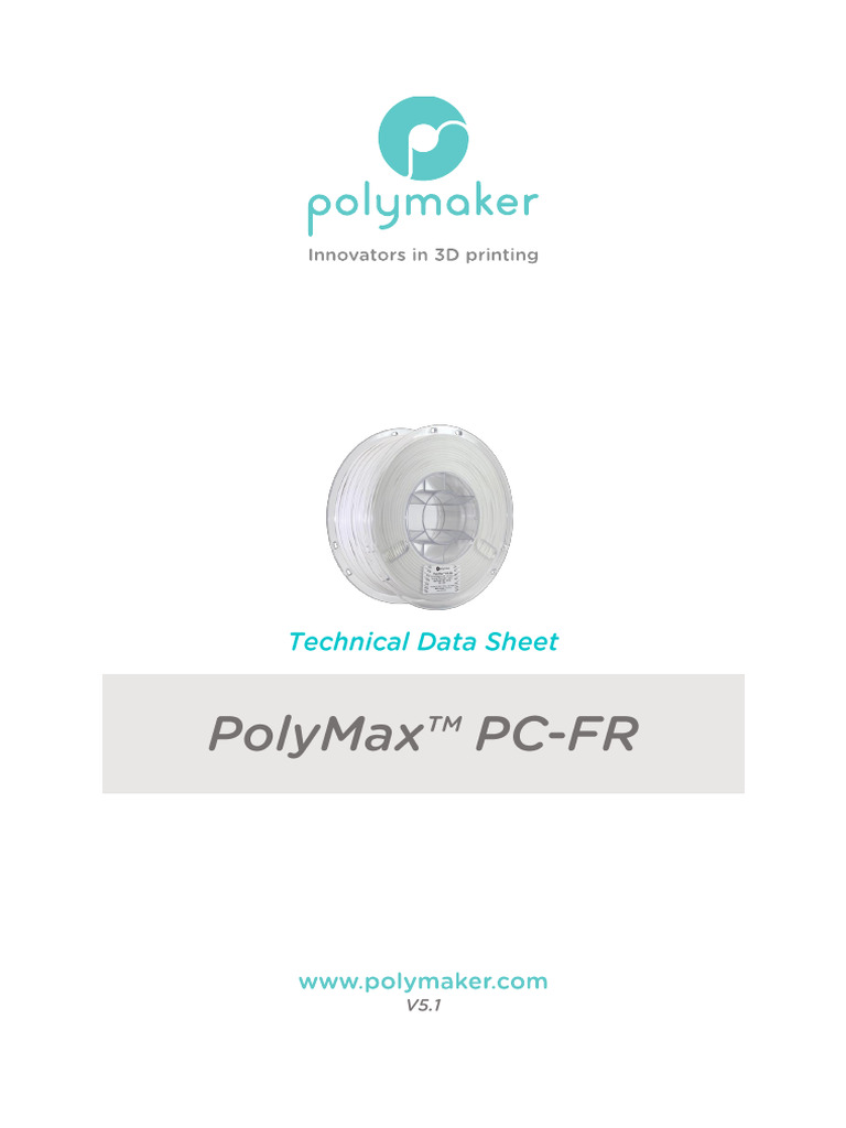 PolyMax_PC_FR_TDS_V5.1-20240321 | PDF | Differential Scanning Calorimetry | Pascal (Unit)