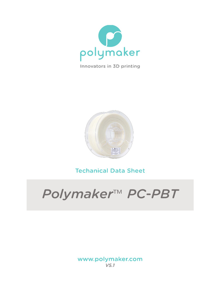 Polymaker_PC_PBT_TDS_V5.1-20240321 | PDF | Differential Scanning ...