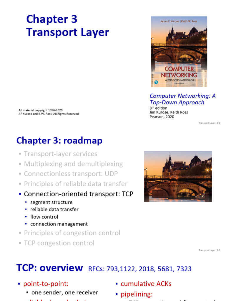 TCP and UDP Transport Layer Overview | PDF | Transmission Control ...